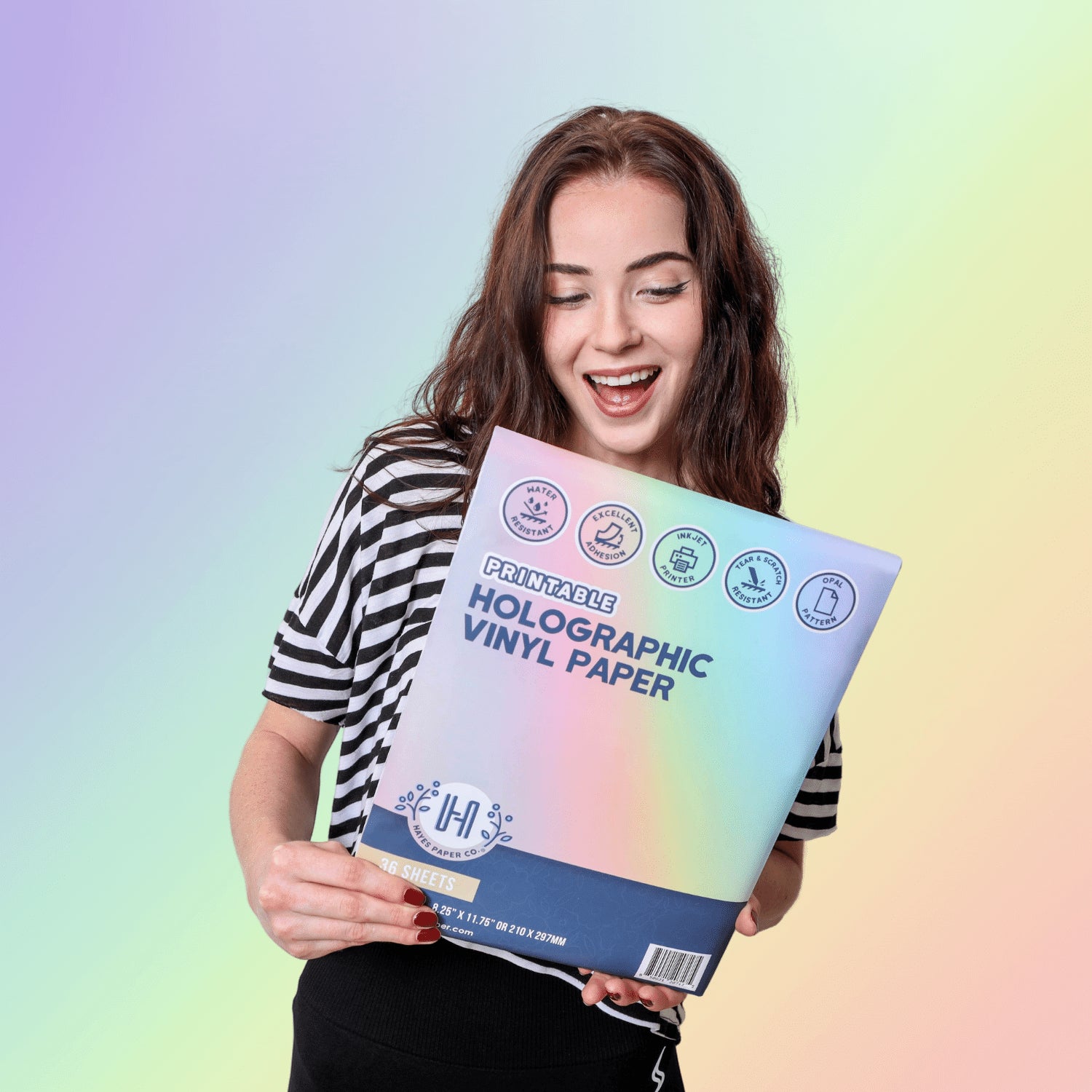 Hayes Paper Co.® Printable Vinyl Papers | A4 Size