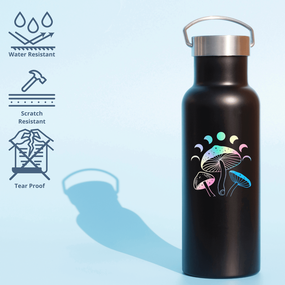 Hayes Paper Printable Opal Holographic Vinyl Sticker Paper | 36 Pack ...